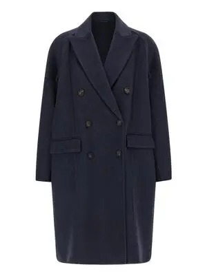 BRUNELLO CUCINELLI Cashmere Double-Breasted Coat