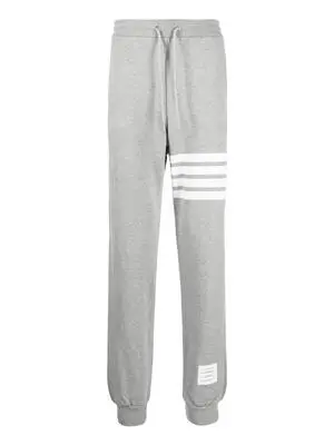 Thom Browne 4bar Cotton Sweatpants - Grey