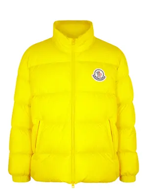 Moncler Citala Quilted Shell Jacket - Yellow