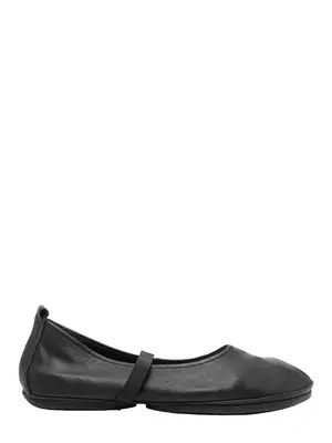 Camper Right Nina Leather Ballerinas - Black