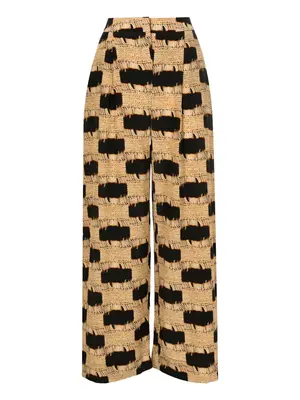 LENNY NIEMEYER Trompe L'oeil Print Trousers - Yellow
