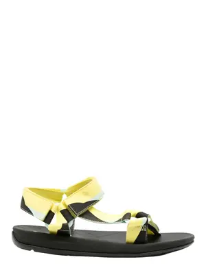 Camper Graphic-print Touch-strap Sandals - Yellow