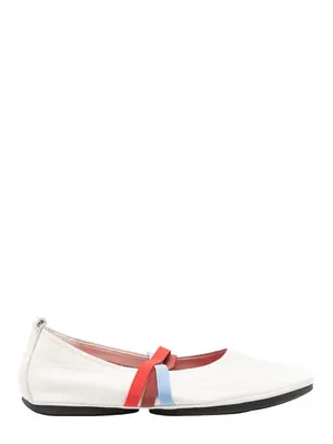 Camper Right Nina Twins Ballerina Shoes - White