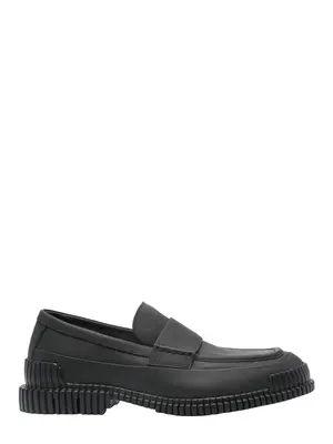 Camper Pix Leather Loafers - Black