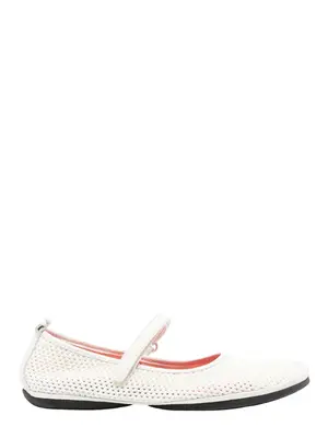 Camper Right Nina Mesh Ballerinas - White