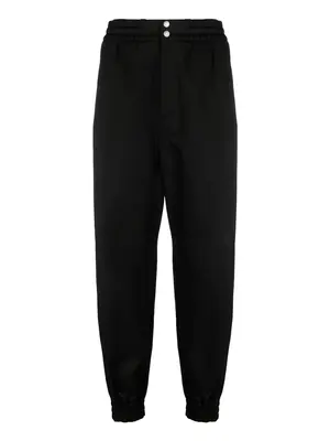 Alexander McQueen Tapered-leg Trousers - Black
