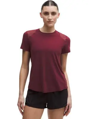 Lululemon Sculpt Short-sleeve T-shirt - Burgundy Bay