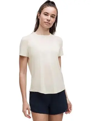 Lululemon Lululemon Sculpt Short-Sleeve T-Shirt Light Ivory