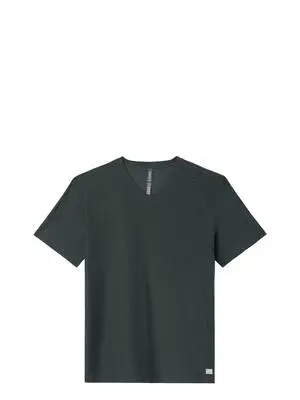 Vuori Vuori Strato Tech V-Neck T-Shirt Aspen Heather