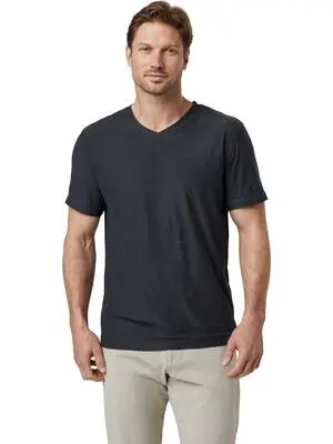 Vuori Vuori Strato Tech V-Neck T-Shirt Charcoal Heather