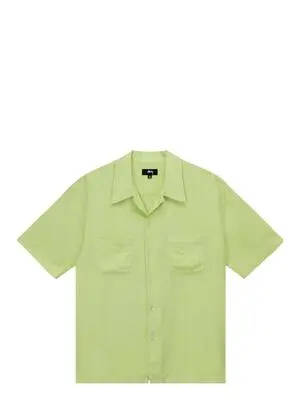 StÜssy Contrast Pick Stitched Shirt - Green