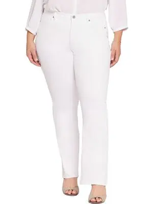 NYDJ Barbara Bootcut Jeans - Optic White