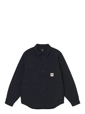 StÜssy Quilted Fatigue Shirt - Black