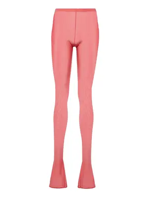 Blumarine Semi-sheer Leggings - Pink