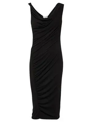 Velvet By Graham & Spencer Fifi Jersey Midi Dress - Black