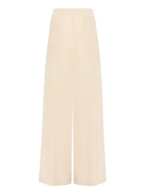 JOSEPH Silk Wide-leg Trousers - Neutrals