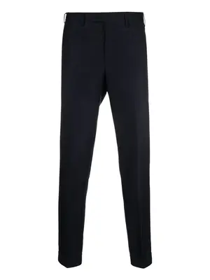 PT TORINO Tailored Virgin Wool Trousers - Blue