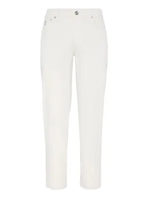BRUNELLO CUCINELLI Brunello Cucinelli Mid-Rise Straight-Leg Trousers