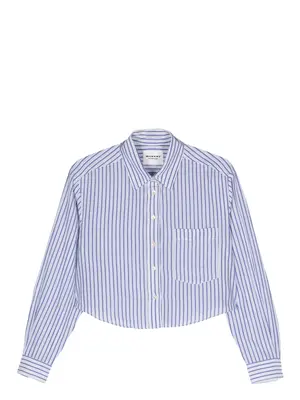 MARANT ETOILE Eliora Striped Shirt - Blue