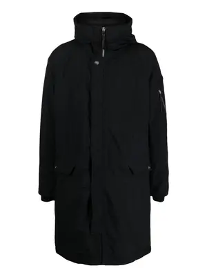 Boris Bidjan Saberi 11 J4 Hooded Windbreaker - Black