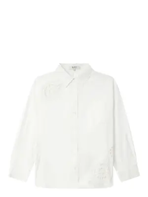Sea Joy Cotton Shirt - White