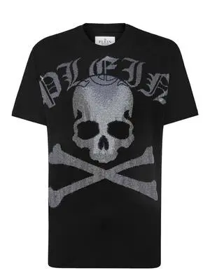 Philipp Plein Gothic Plein Cotton T-shirt - Black