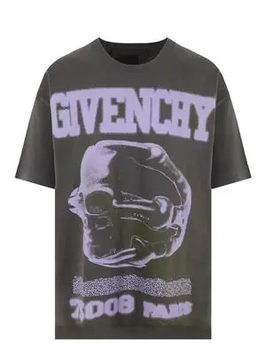 Givenchy Graphic-print Cotton T-shirt - Green