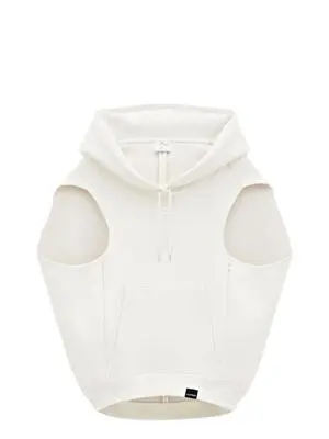 COURREGES Space Fleece Hoodie - White