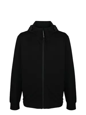 C.P. COMPANY Metropolis Series Zip-up Hooded Jacket - Black