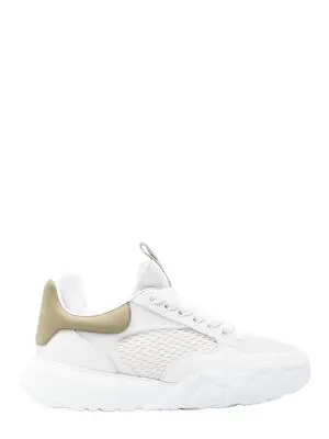 Alexander McQueen Panelled Chunky Sneakers - White