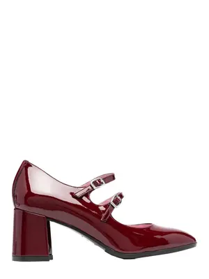 CAREL 65mm Alice Leather Pumps - Red