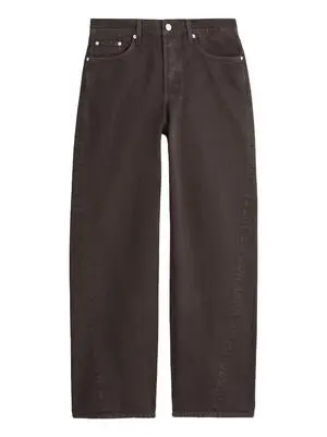 Cos Facade Straight-Leg Jeans Brown