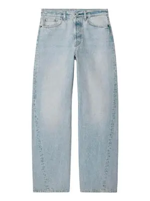 Cos Facade Straight-Leg Jeans Light Blue