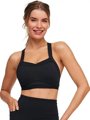 Victoria's Secret Adore Me Brylee High Support Sports Bra Black