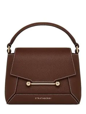 STRATHBERRY Mosaic Nano Leather Top Handle Bag