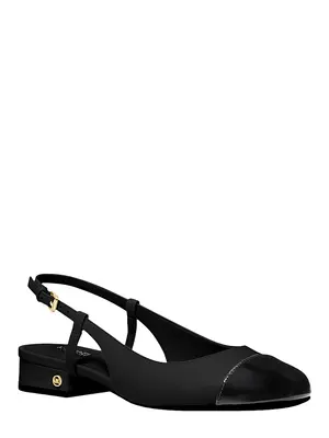 Michael Kors Perla Slingback Flats Black