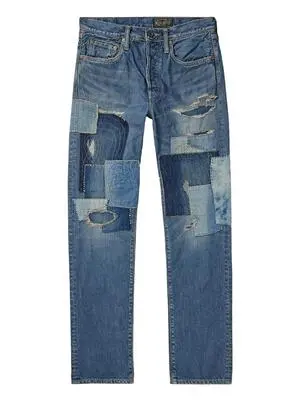 Kapital Monkey Cisco Straight-leg Jeans - Blue