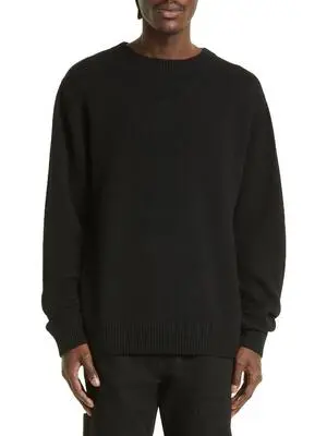 THE ELDER STATESMAN Simple Cashmere Sweater - Black