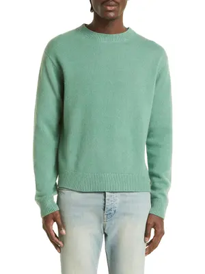 THE ELDER STATESMAN The Elder Statesman Simple Cashmere Sweater Juniper