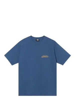 StÜssy Service Tee 'midnight - Blue