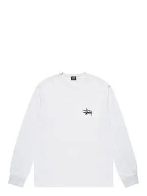 StÜssy Basic Long-sleeve Tee - White