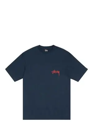 StÜssy Skate Tough Tee 'navy - Blue