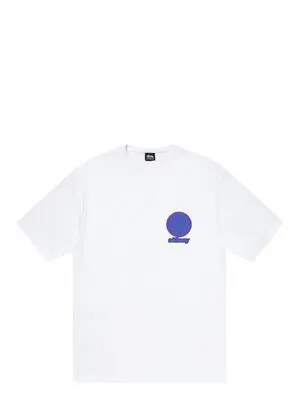 StÜssy 8 Ball Grid Tee - White