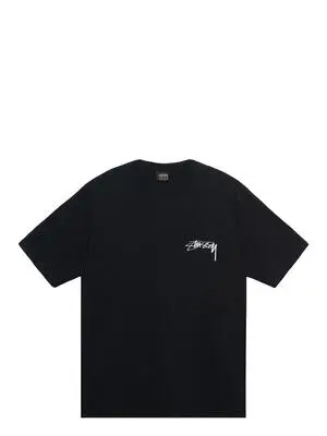 StÜssy X Our Legacy Dot Pigment Dyed Tee - Black