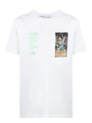 Off-White Pascal Painting Short-sleeve Slim Tee - White