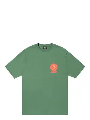 StÜssy 8 Ball Grid Tee - Green