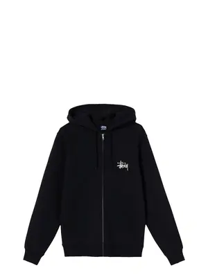 StÜssy Basic Zip Hood - Black