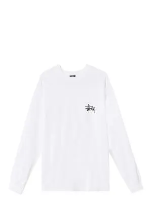 StÜssy Basic Long-sleeve Tee - White