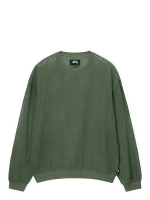 STÜSSY Stussy Cotton Mesh Long-Sleeve Crew