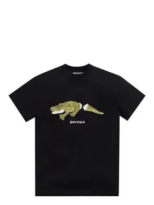Palm Angels Croco Classic Tee - Black